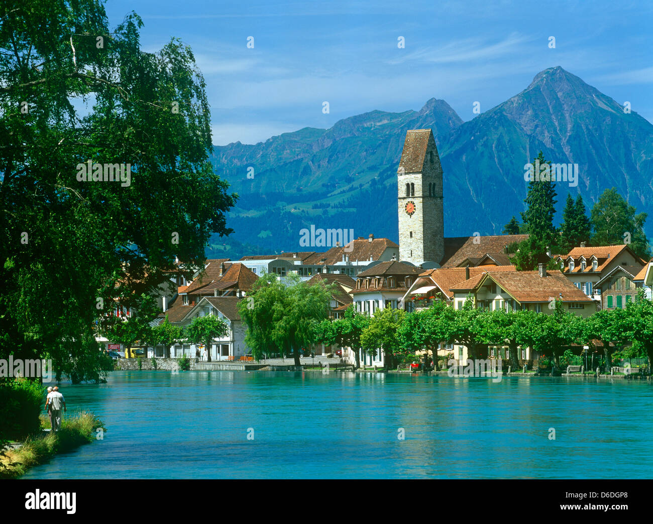 Interlaken lakeside hi-res stock photography and images - Alamy