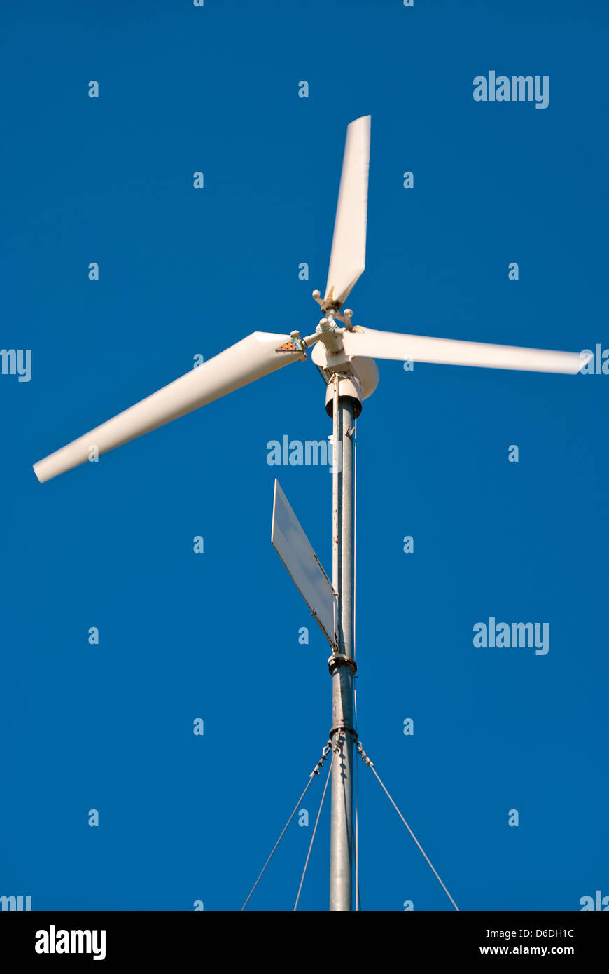 small wind turbines for wind farms Stock Photo - Alamy