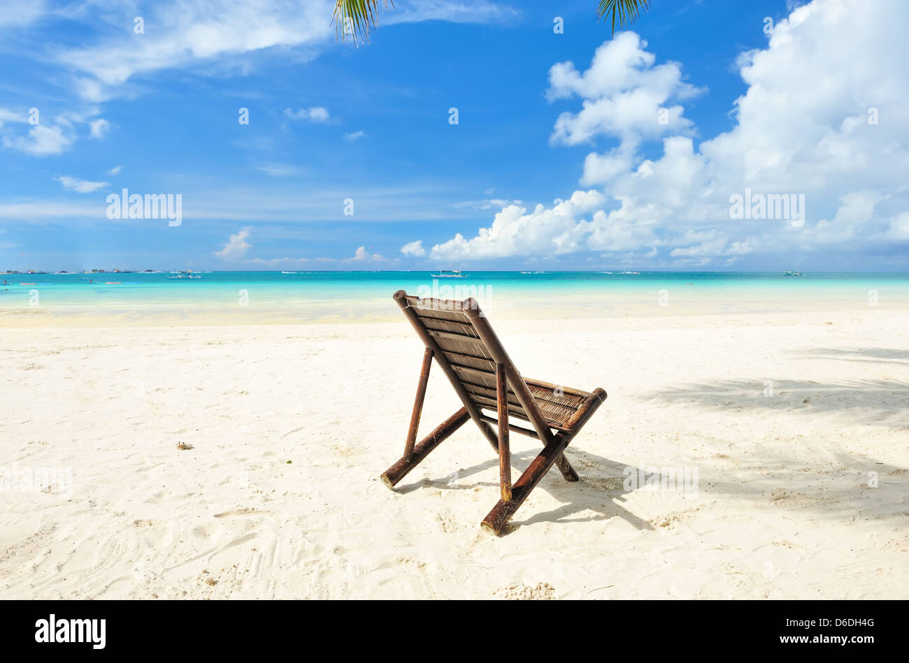 Chaise lounge at beach Stock Photo - Alamy