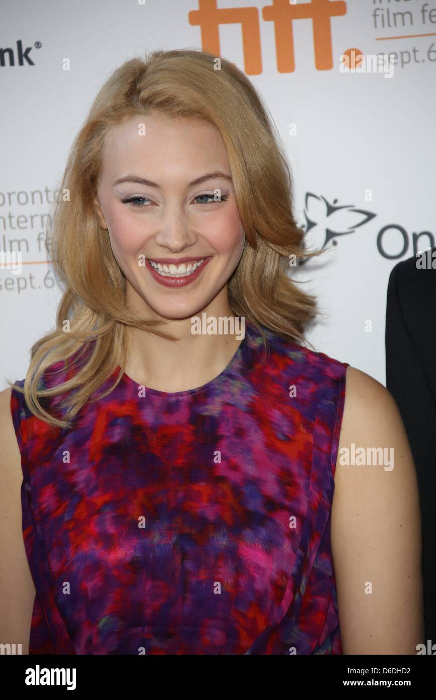 Actress Sarah Gadon arrives at "Jason Reitman's All-Star Cast Live ...