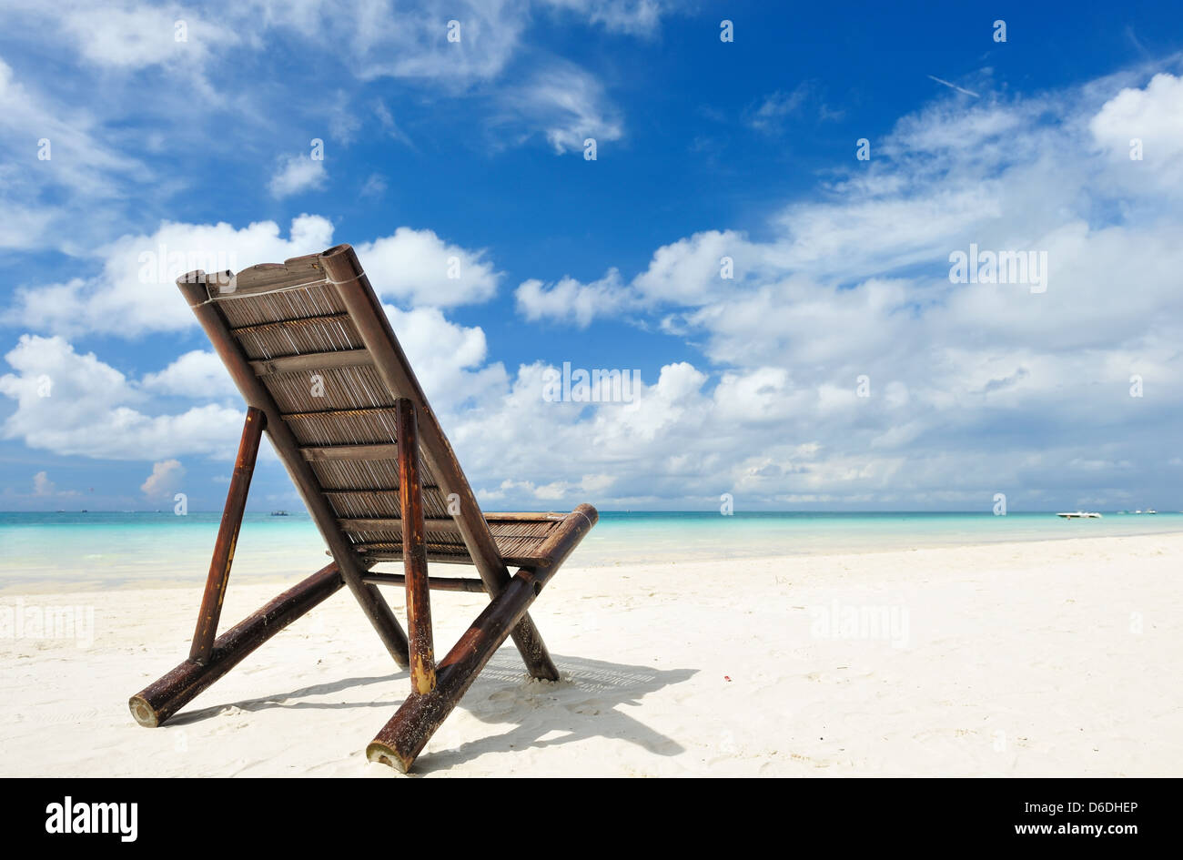 Chaise lounge at beach Stock Photo - Alamy