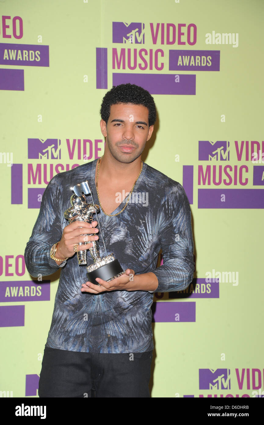 Drake at the mtv video music at the staples centre hi-res stock ...