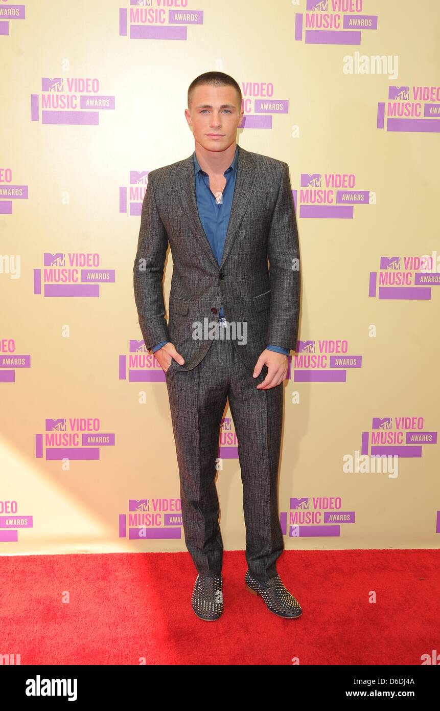Actor Colton Haynes arrives at the MTV Video Music Awards at Staples ...