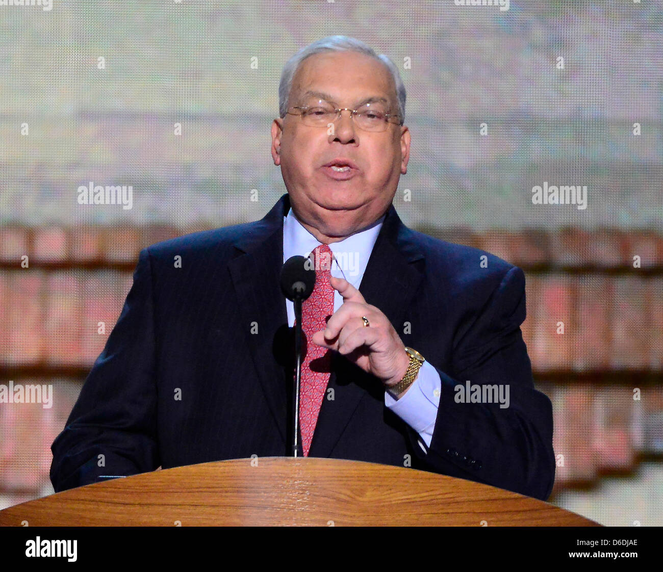 Mayor Thomas M. Menino of Boston, Massachusetts makes remarks at the ...