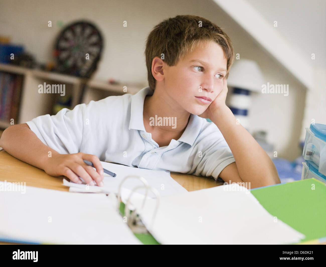 Child bored 11 12 years hi-res stock photography and images - Alamy