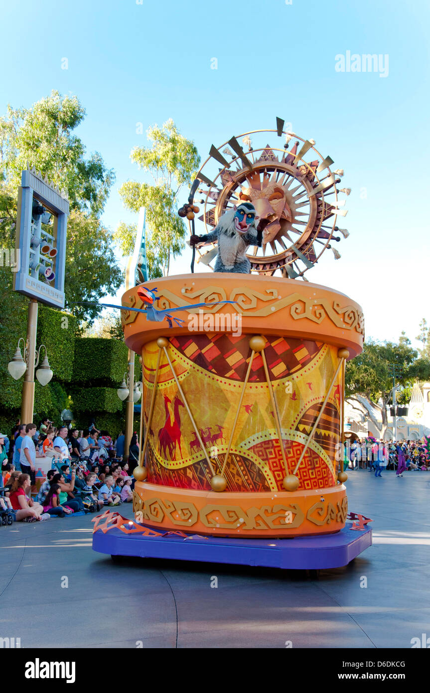 Show at Disneyland Amusement Park, Anaheim, California USA Stock Photo ...