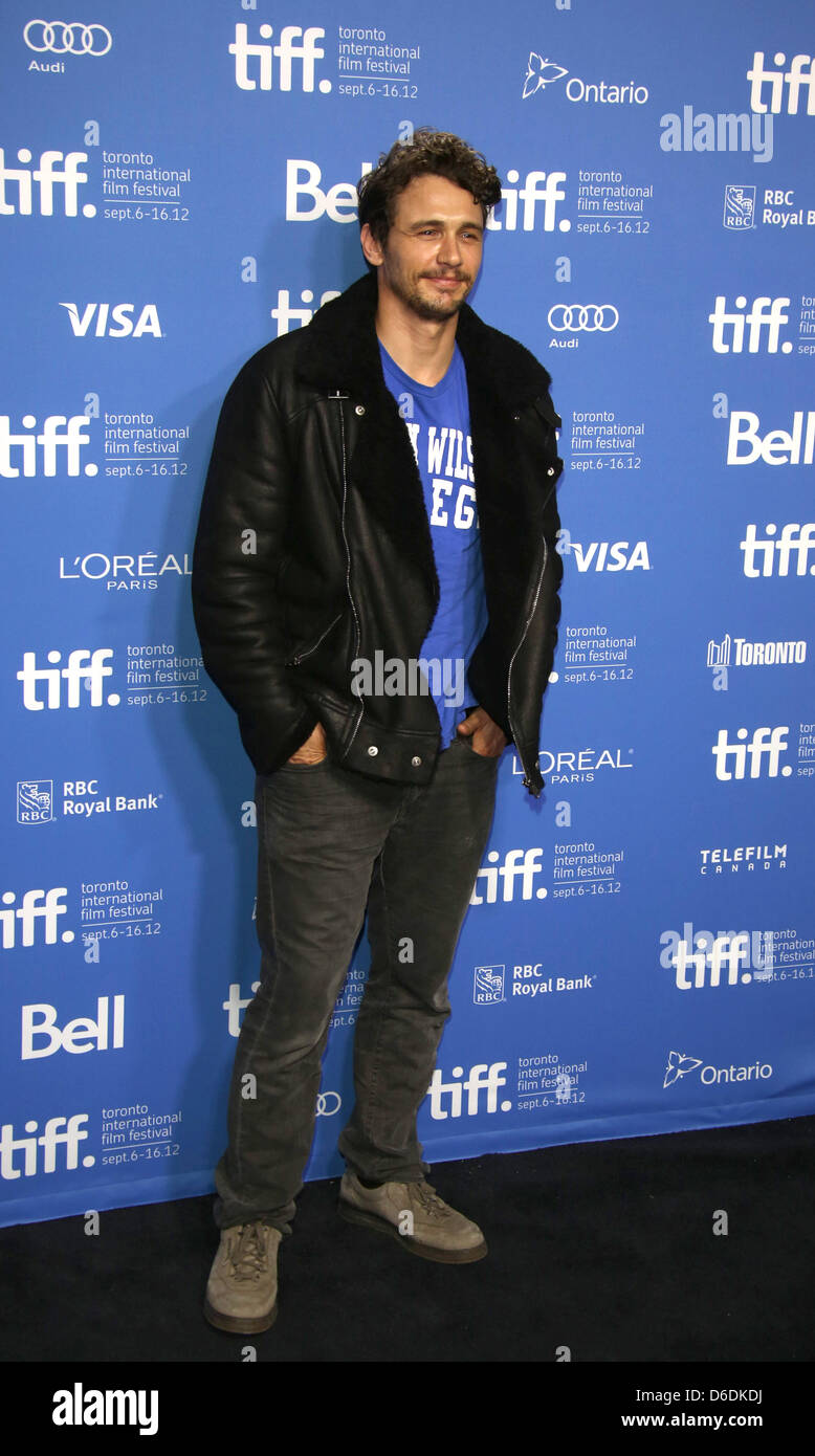 Actor James Franco poses before the press conference of "Spring ...