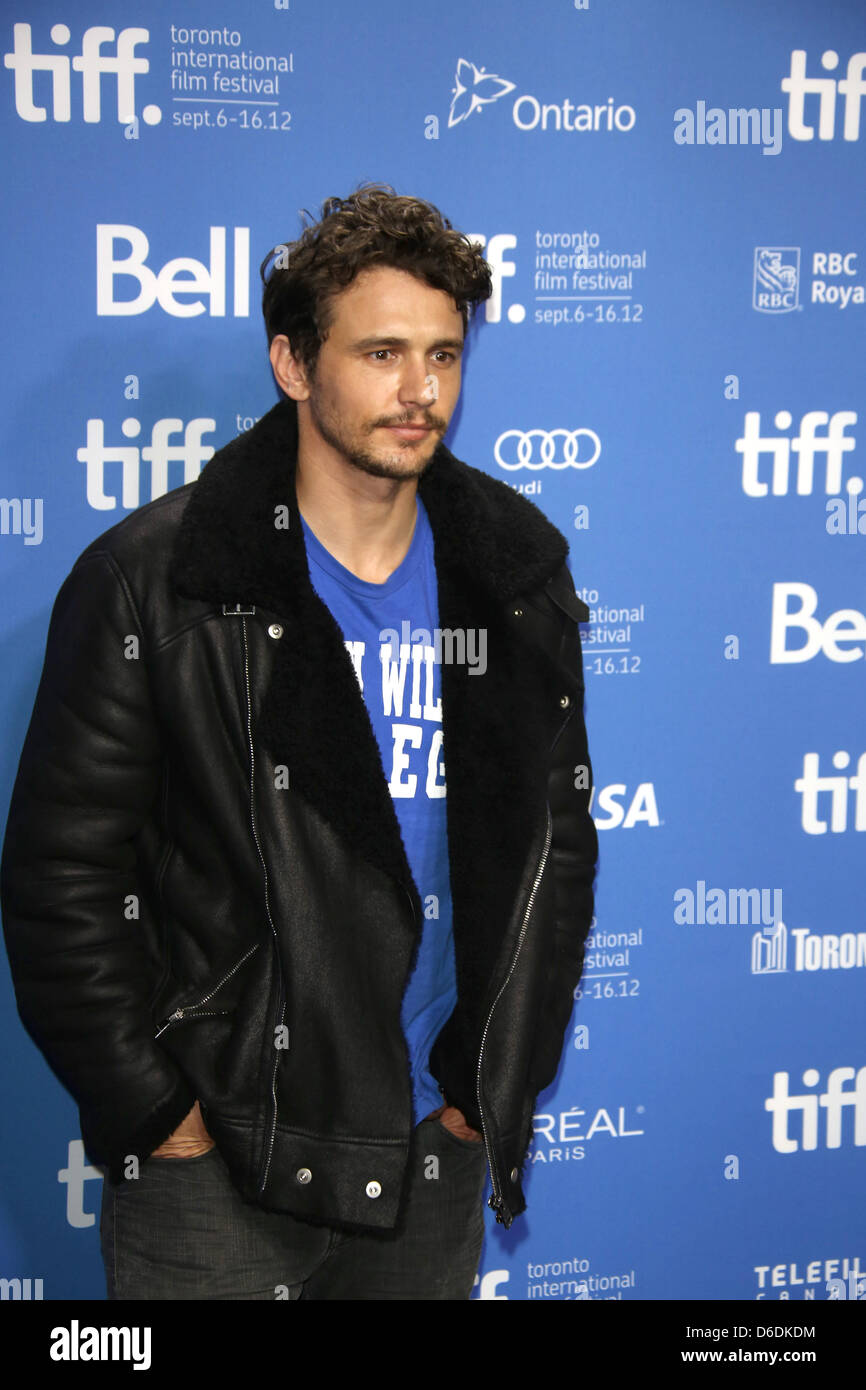 Actor James Franco poses before the press conference of "Spring ...