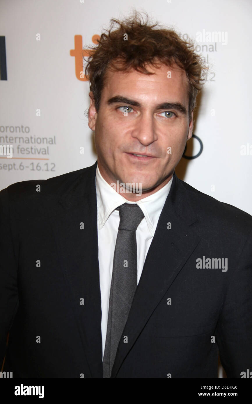 Actor Joaquin Phoenix arrives at the premiere of "The Master" during ...