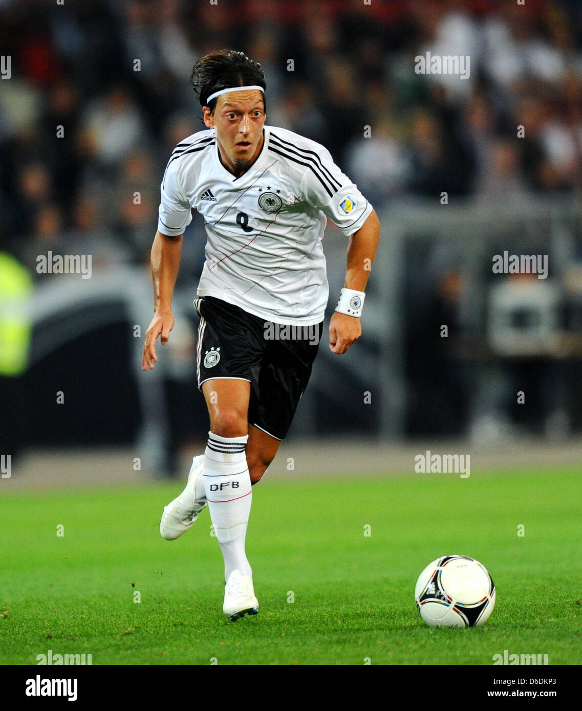 Germany's Mesut Ozil dribbles the ball during the Group C FIFA World ...