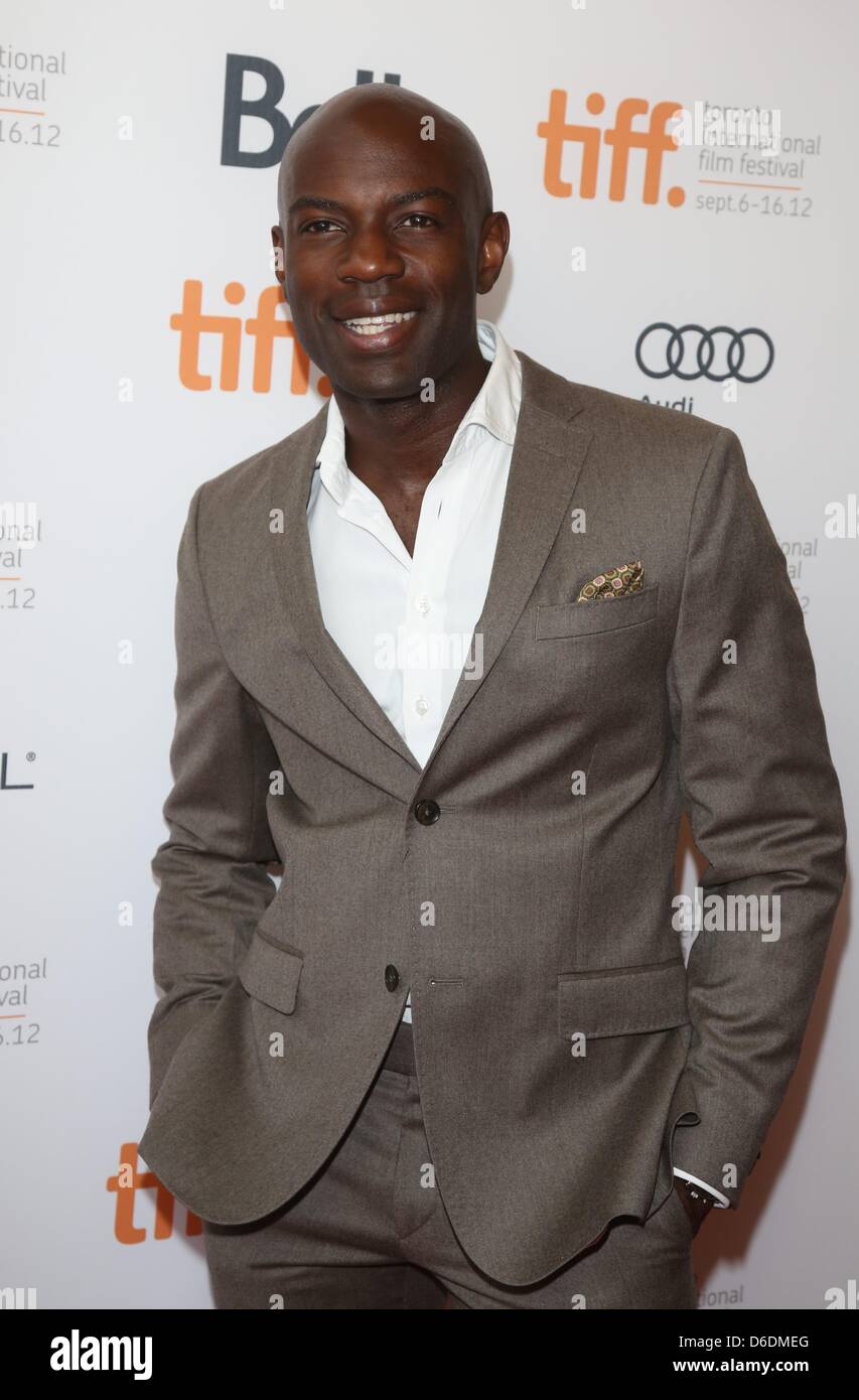 Actor David Gyasi arrives at the world premiere of "Cloud Atlas" during ...