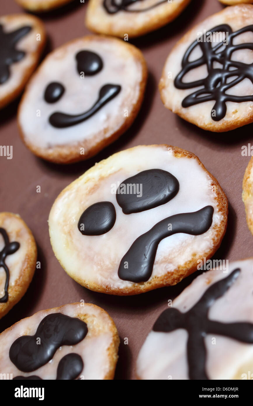 little american sad face cake Stock Photo - Alamy