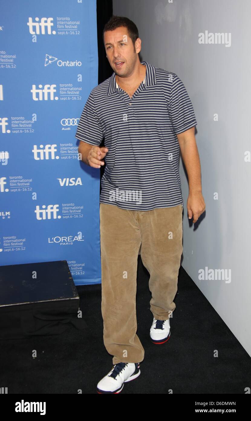 Actor Adam Sandler poses before the press conference of "Hotel ...