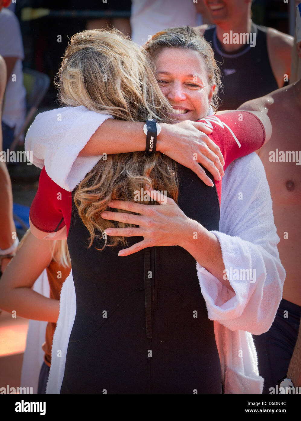 Dutch Princess Maxima (R) is welcomed back on solid ground after ...