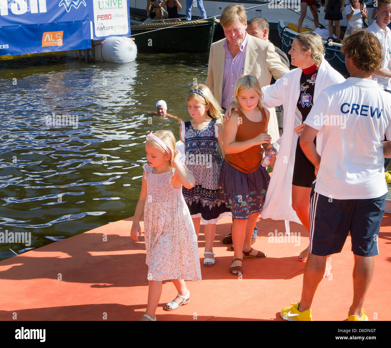 Dutch Princess Maxima is holding hands with her daughter Princess ...