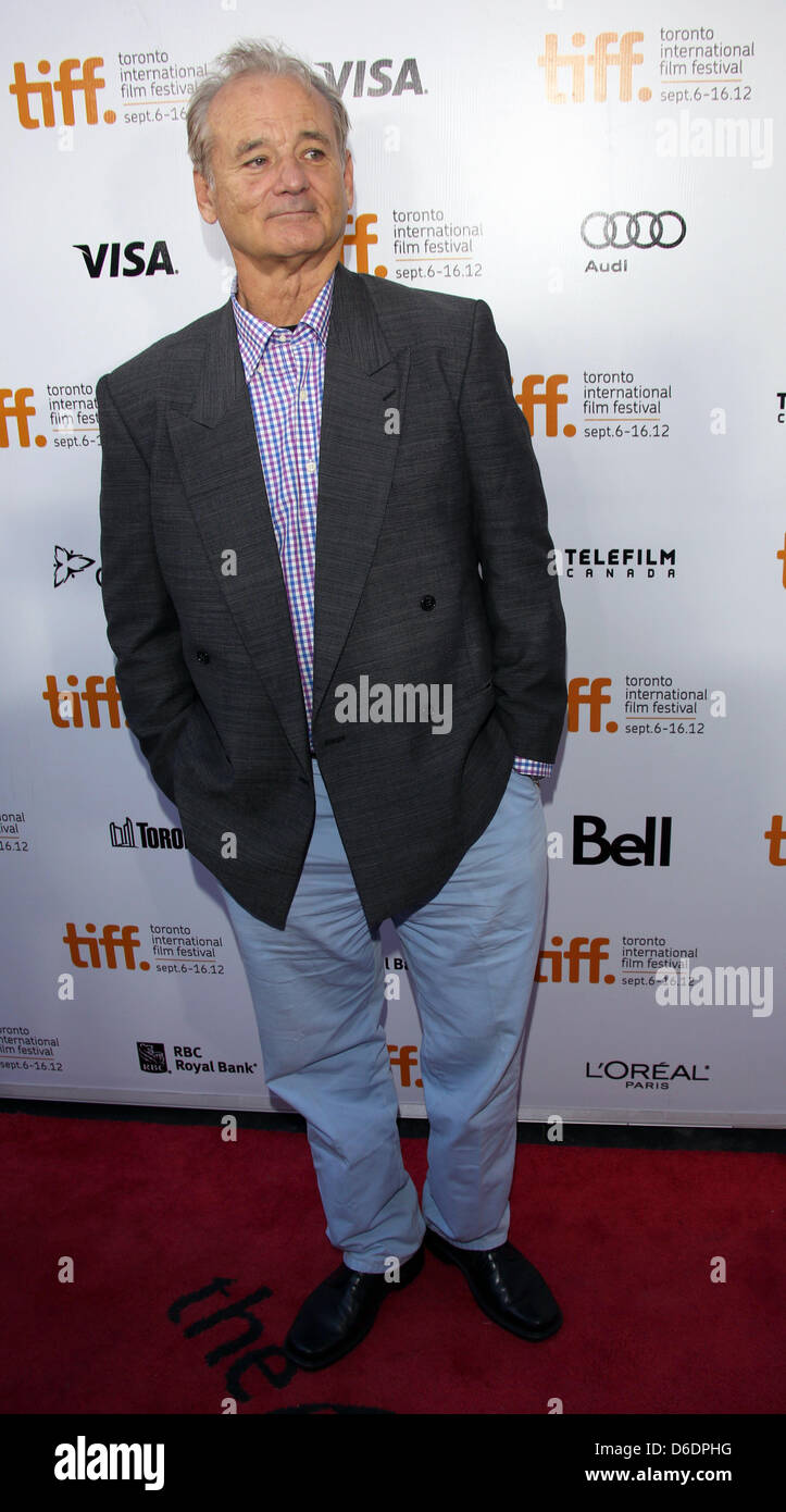 US actor William James Bill Murray arrives at the premiere of the movie ...