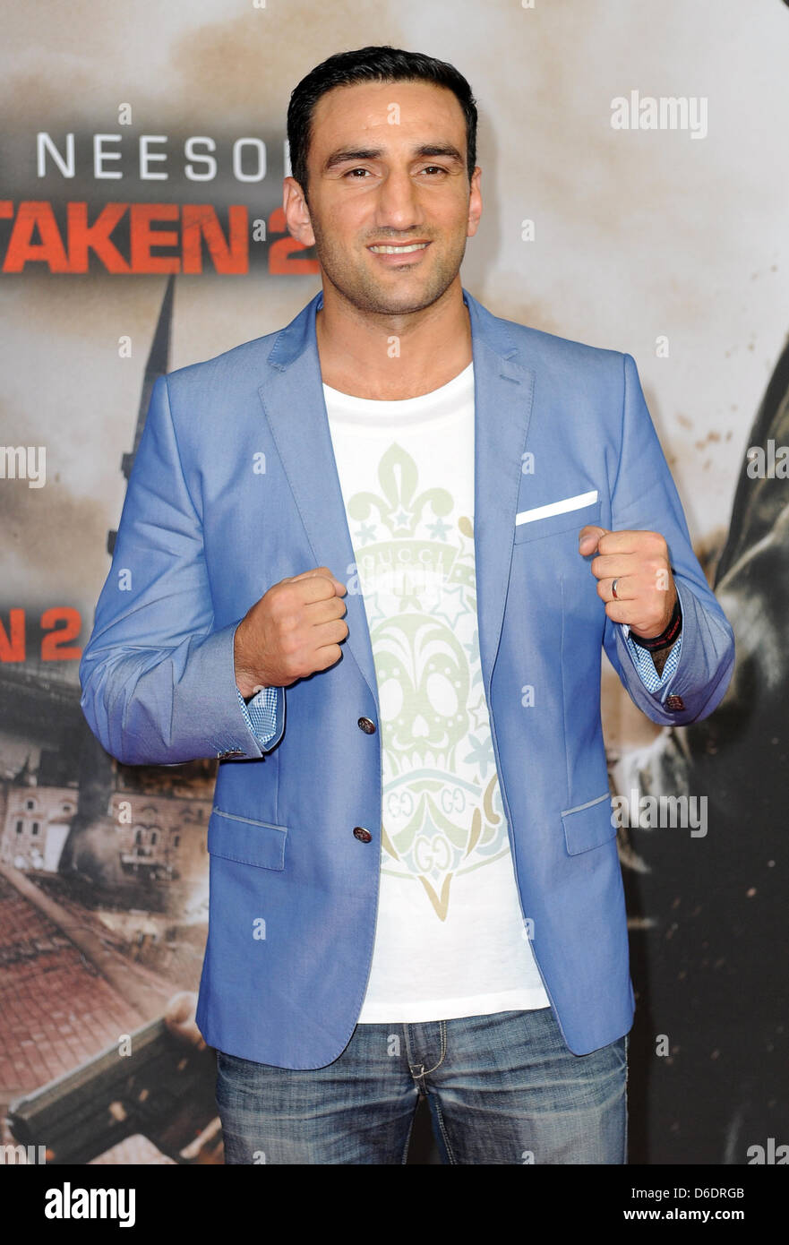 German-Armenian boxing pro Karo Murat arrives for the premiere of the ...