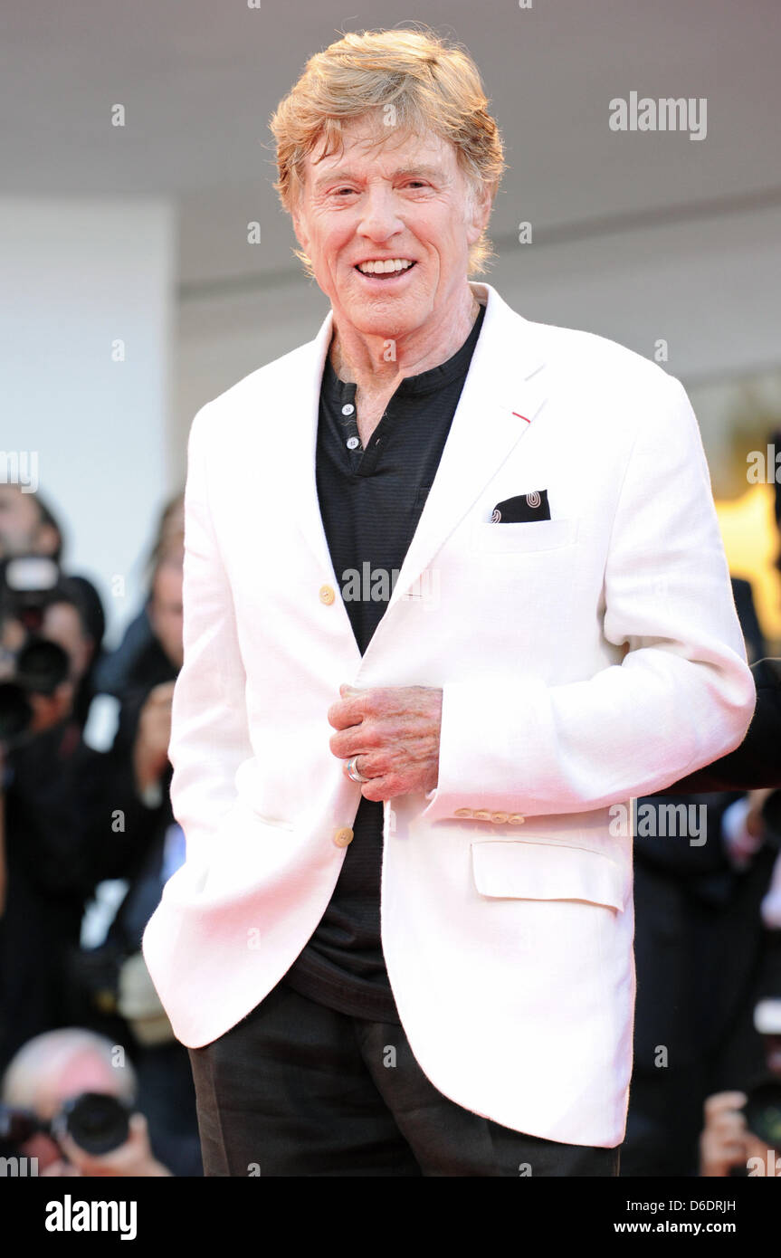 US actor and director Robert Redford arrives for the premiere of the ...