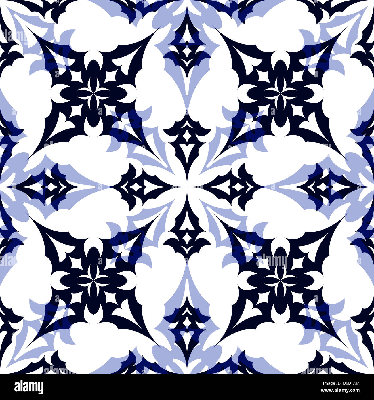 blue geometric pattern, abstract seamless texture, vector art ...