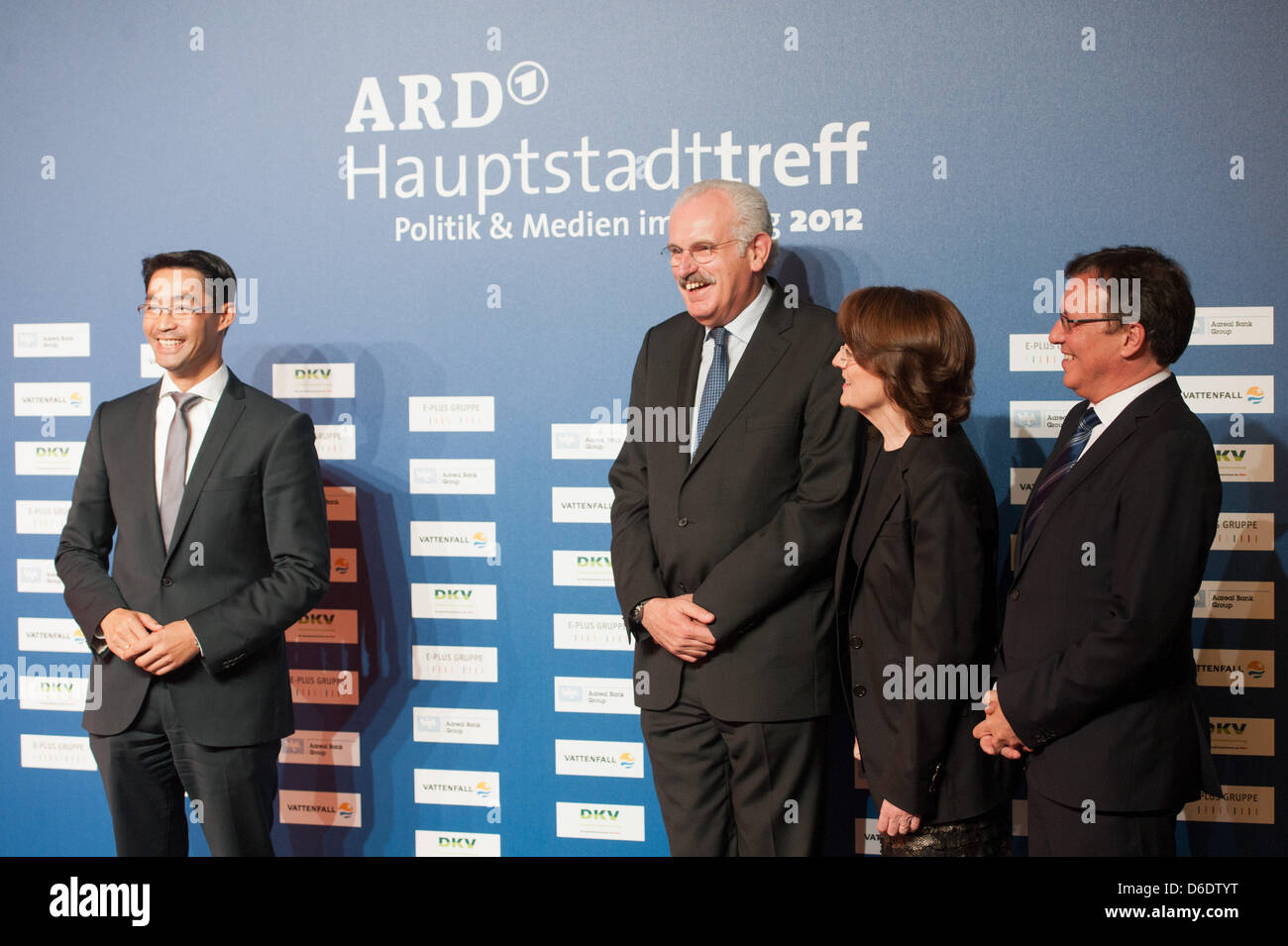 German Minister of Economics and Technology, Philipp Roesler (L-R ...