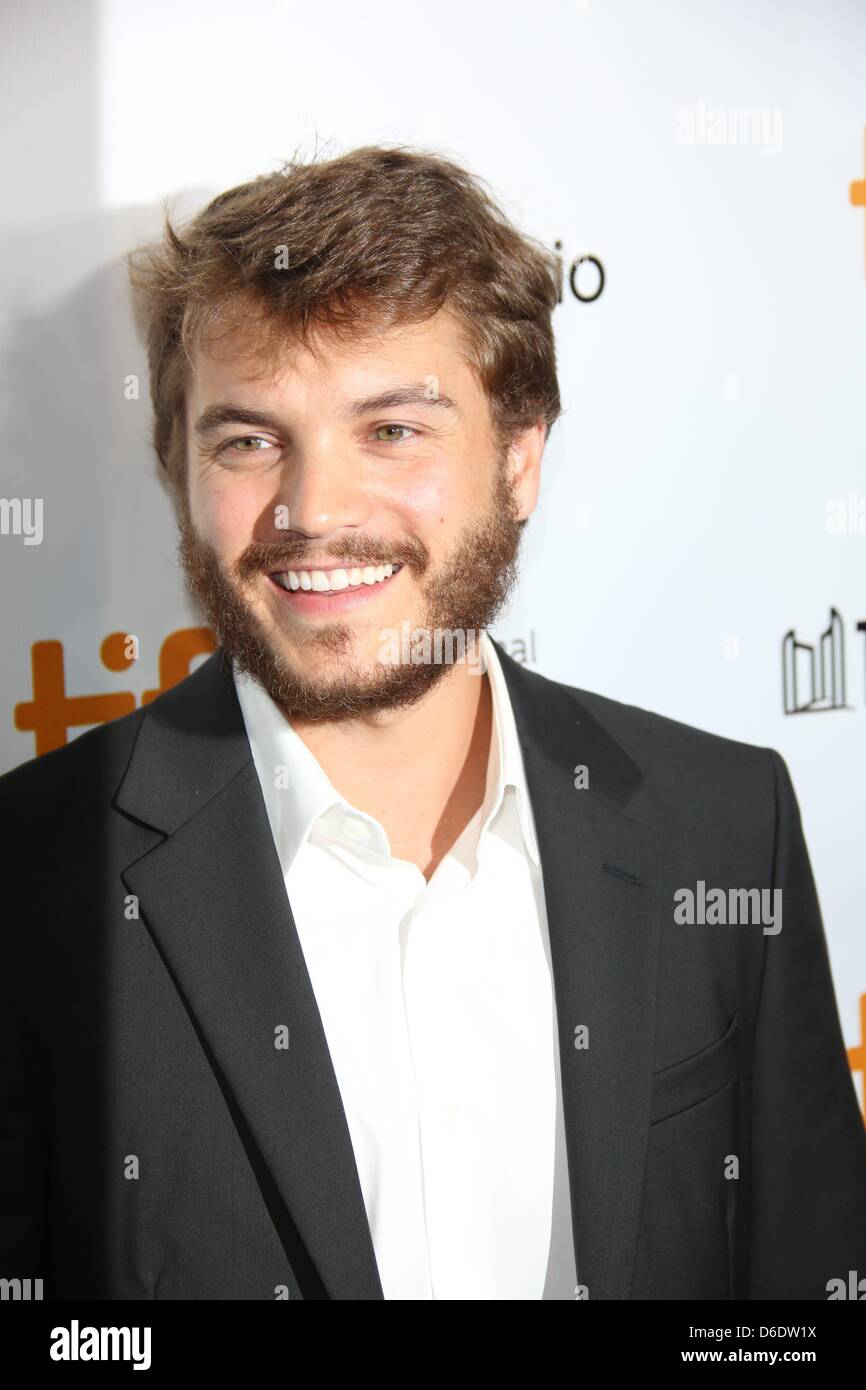 Actor Emile Hirsch arrives at the premiere of 'Twice Born' at the ...
