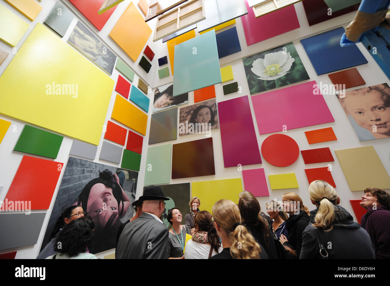 Visitors of the documenta (13) art festival view the few remaining ...