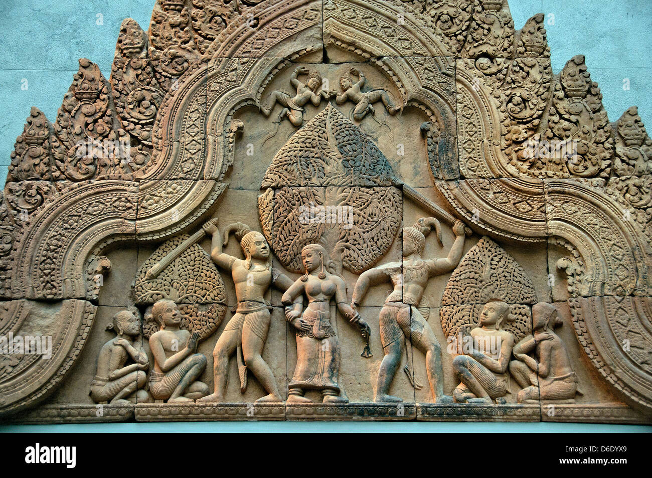 Fronton the Sunda and asura Upasunda disputing the apsara Tilattama ...
