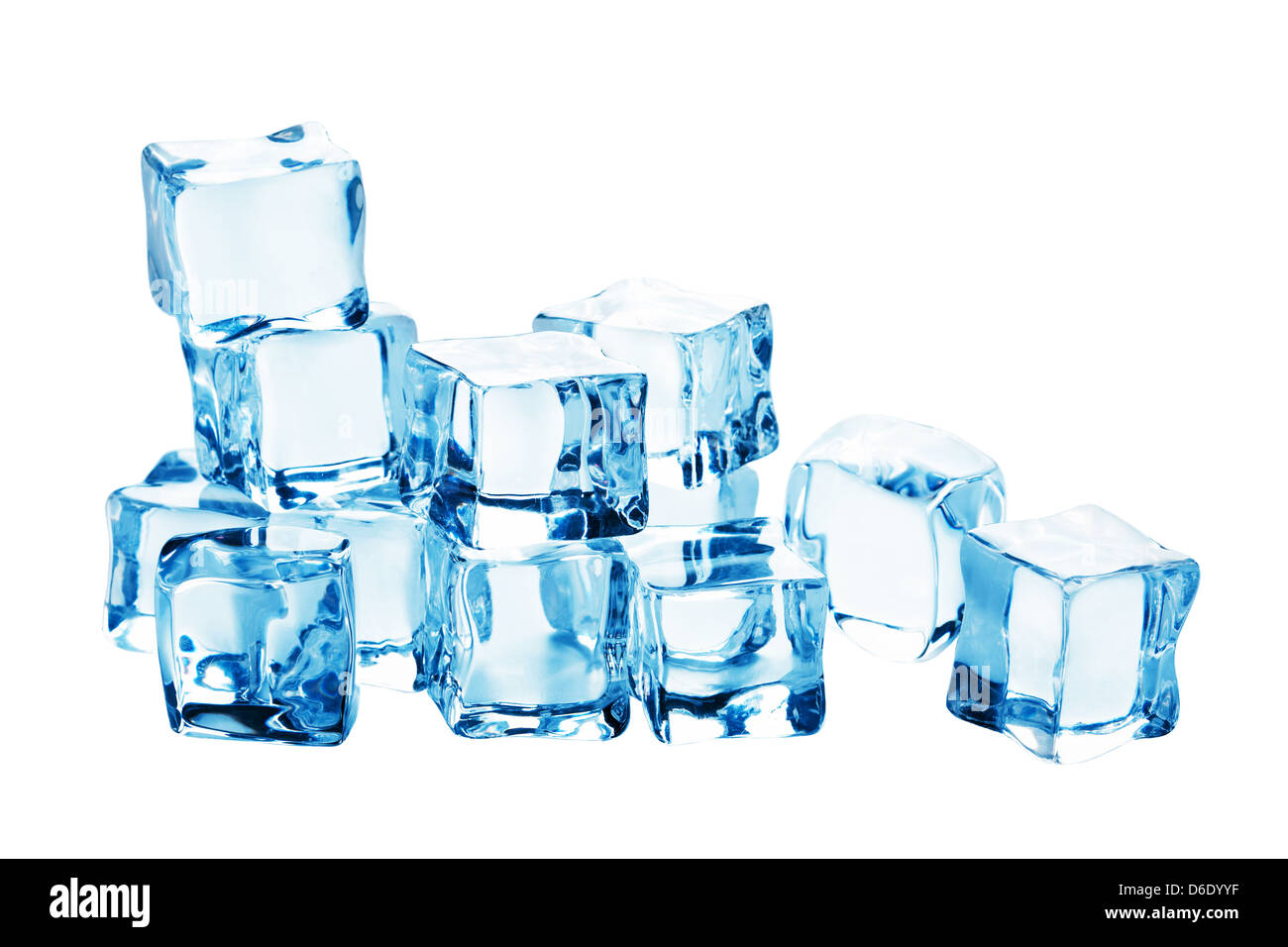 ice cubes isolated Stock Photo - Alamy
