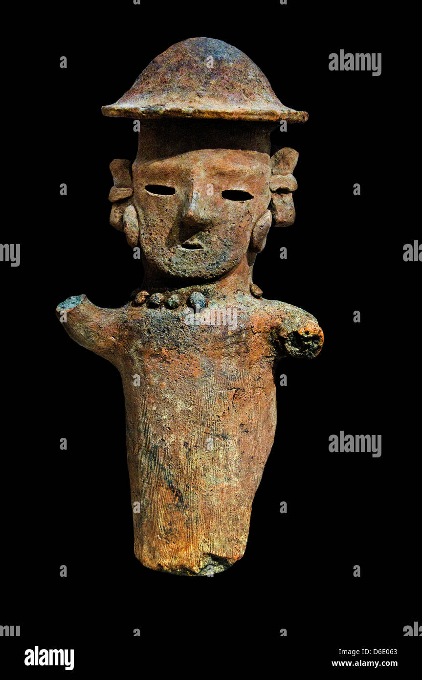 Man terracotta bust Japan Japanese 6th century AD Kofun period Chiba ...