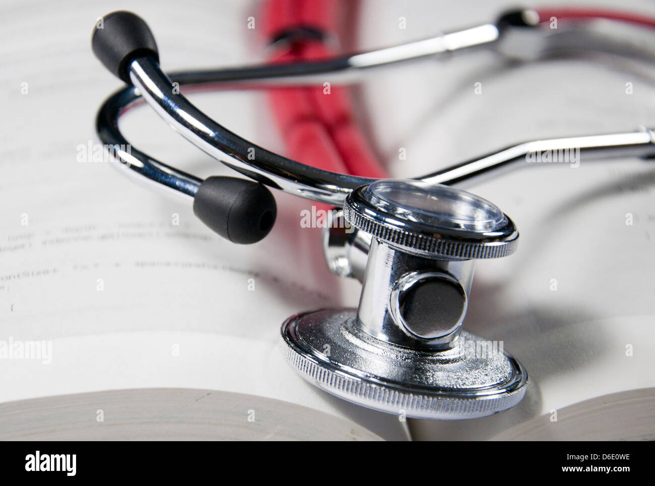 stethoscope and book Stock Photo - Alamy