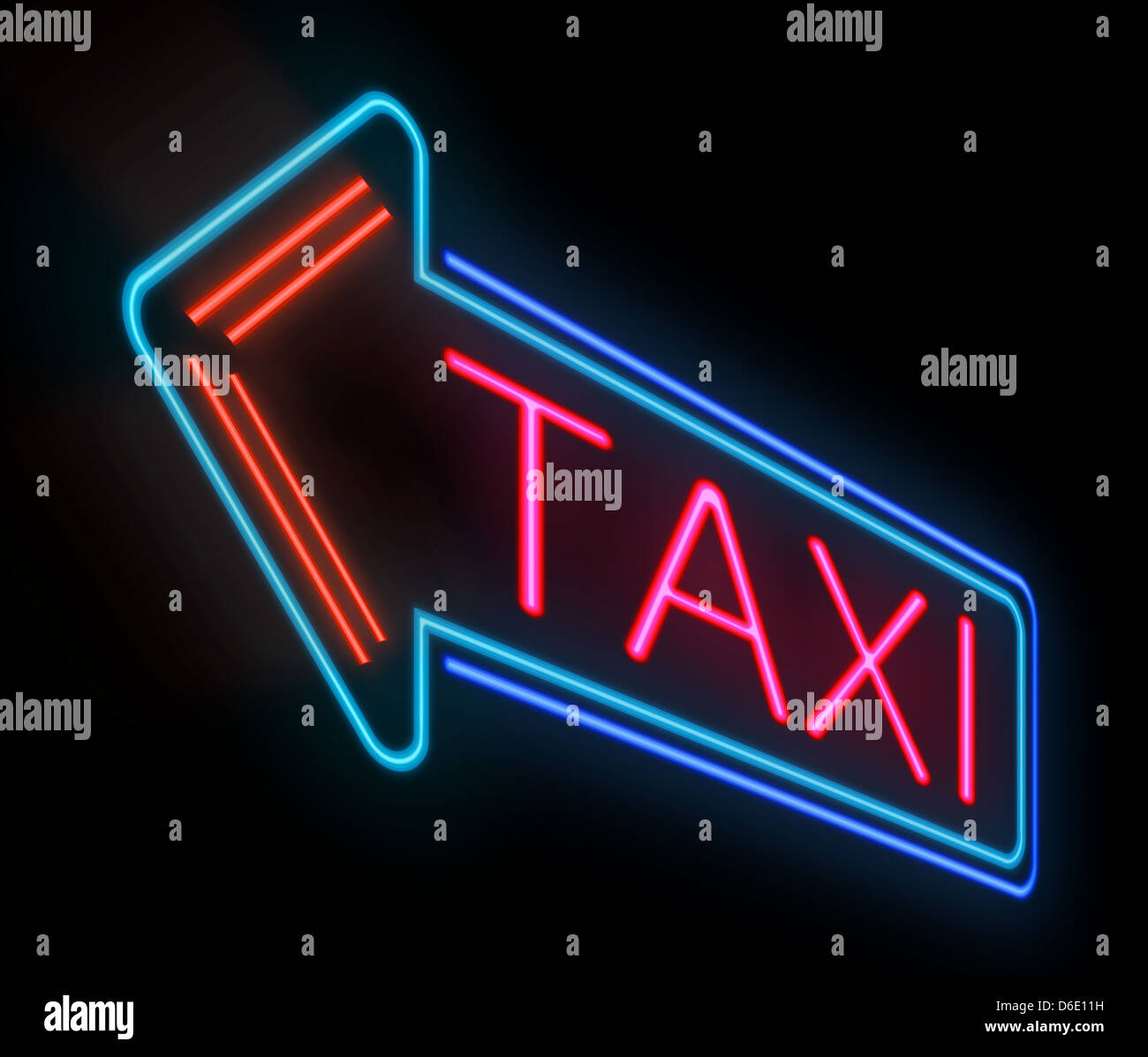 Minicab sign hi-res stock photography and images - Alamy