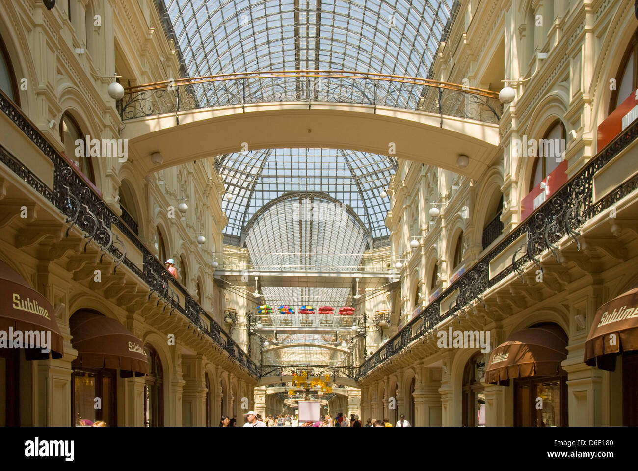Inside GUM Department Store, Moscow, Russia Stock Photo - Alamy
