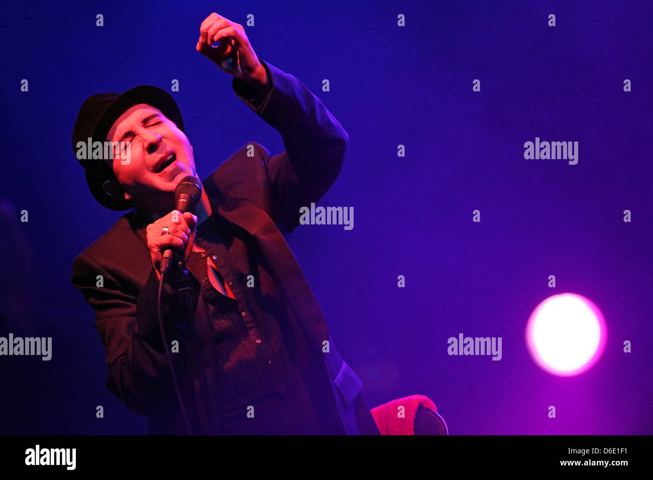 British pop singer Marc Almond performs in Leipzig, Germany, 14 January ...