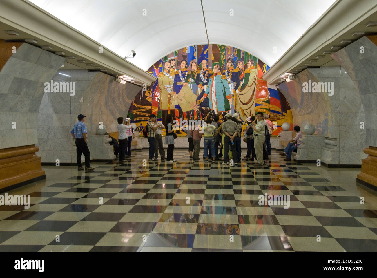Russia moscow mural hi-res stock photography and images - Alamy