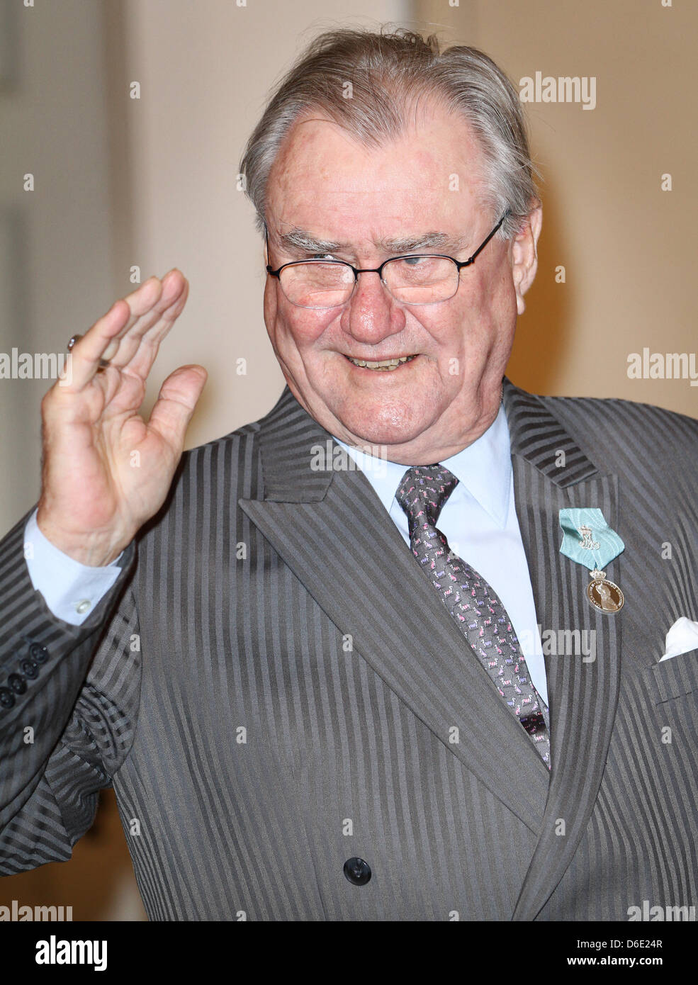 CORRECTION - DATE - Prince Henrik of Denmark attends a meeting with the ...