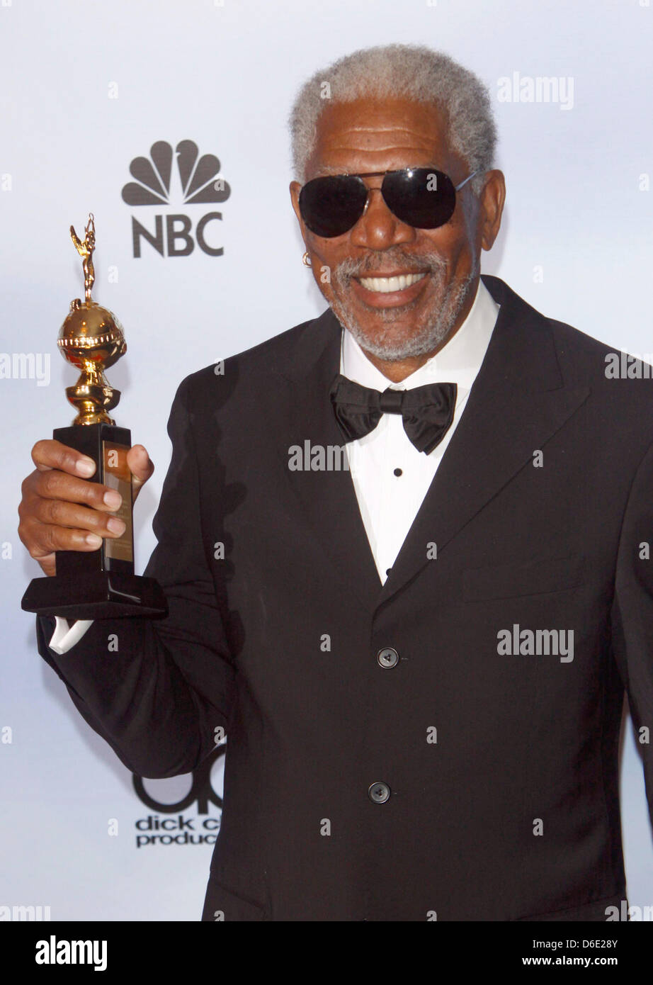 US actor Morgan Freeman poses in the press room of the 69th Annual ...