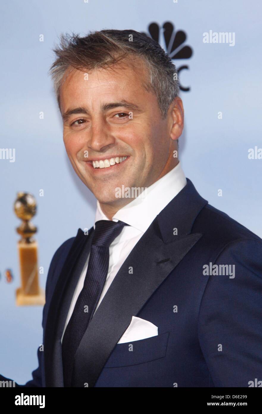 US actor Matt LeBlanc poses in the press room of the 69th Annual Golden ...
