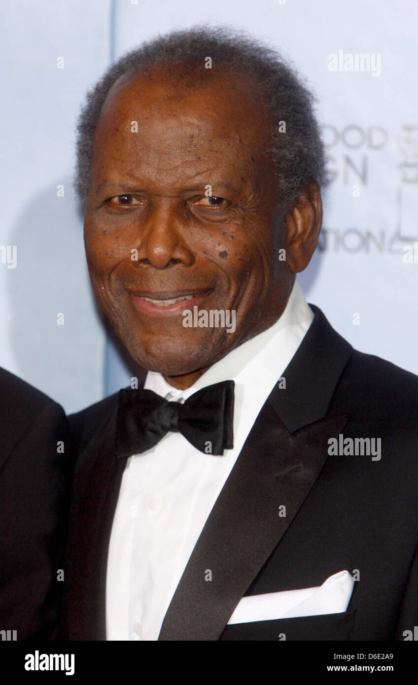 US actor Sidney Poitier poses in the press room of the 69th Annual ...