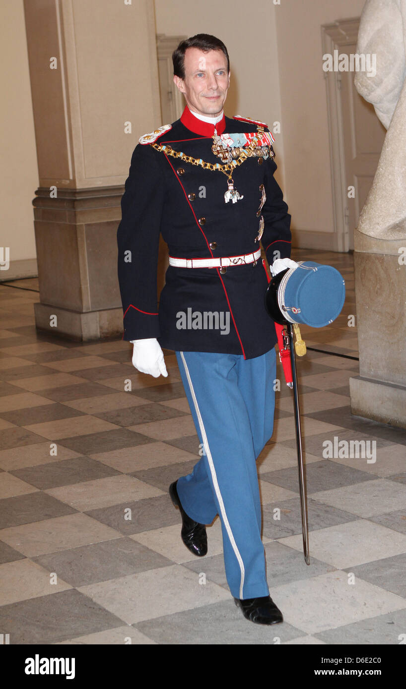 Prince Joachim of Denmark arrives for the Gala Dinner on the occasion ...