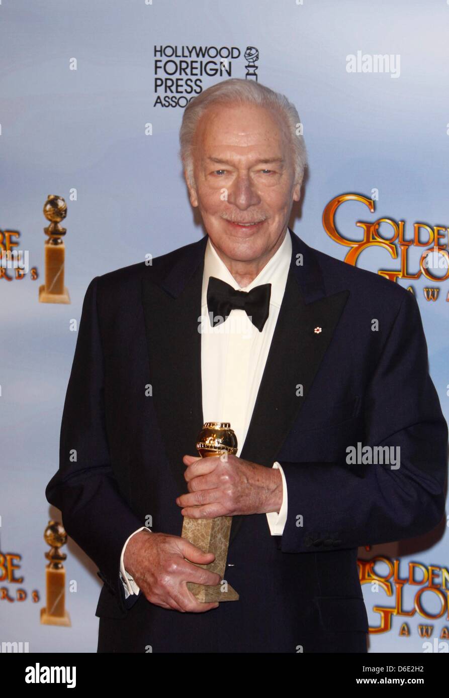 Canadian actor Christopher Plummer poses in the press room of the 69th ...