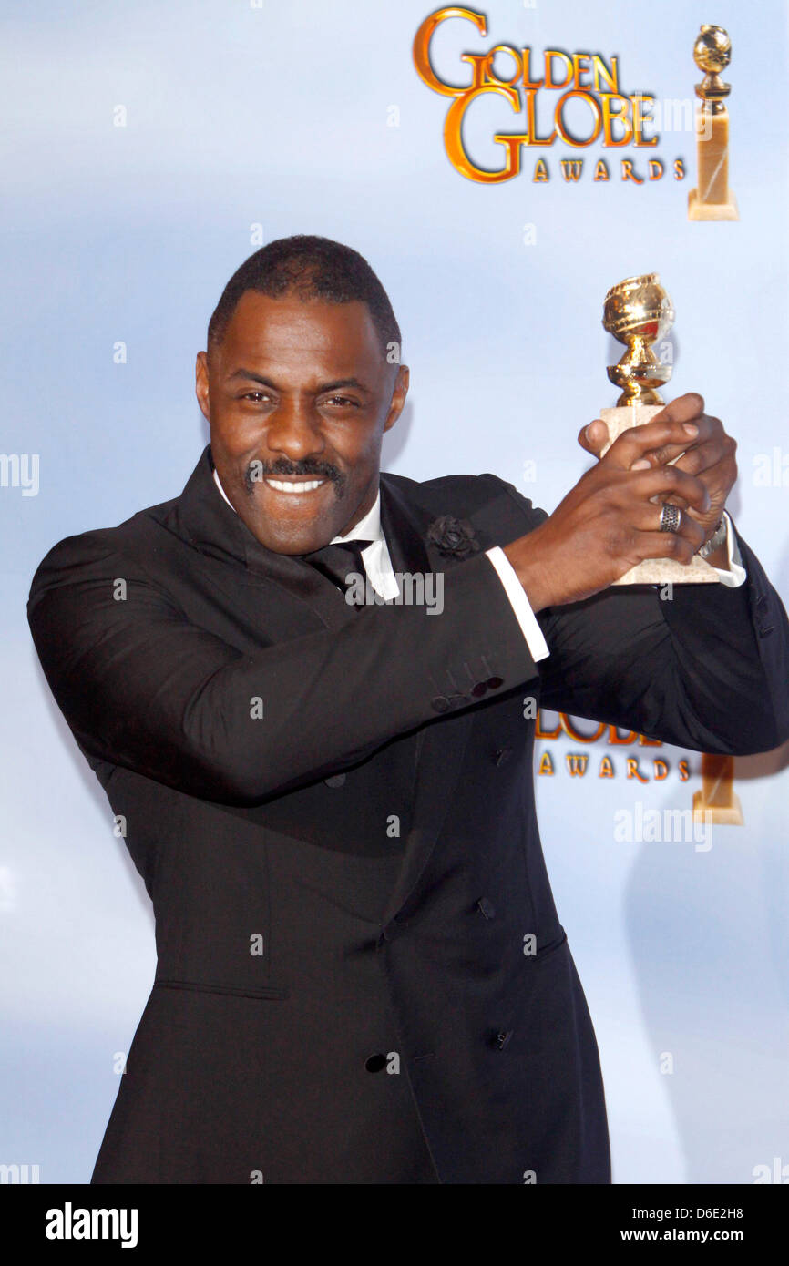 Elba poses award hi-res stock photography and images - Alamy