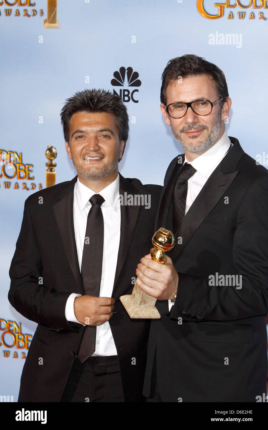 Producer thomas langmann and director michel hazanavicius hi-res stock ...