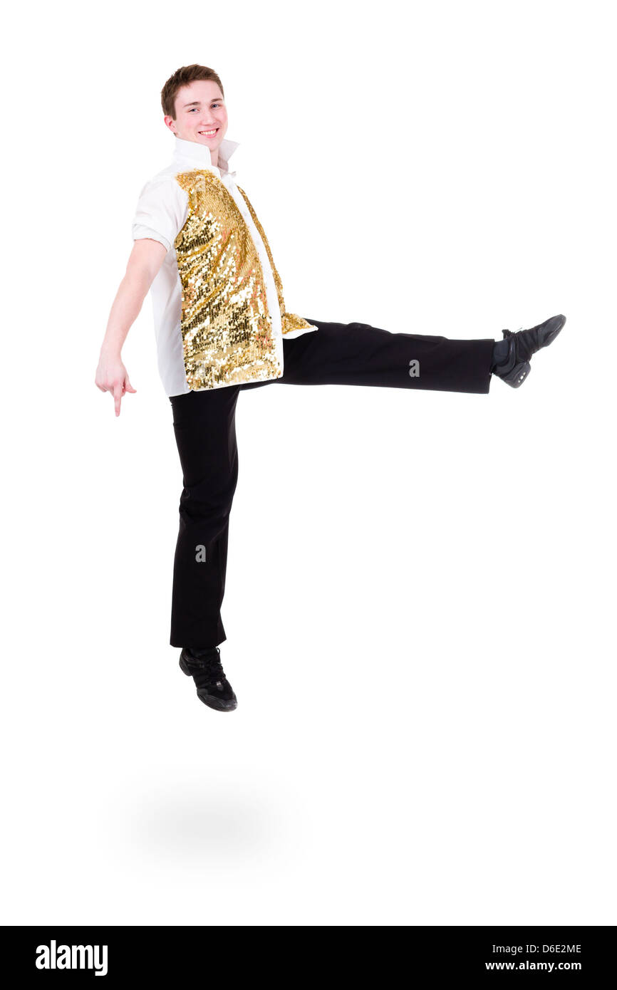 man dancer jumping Stock Photo - Alamy