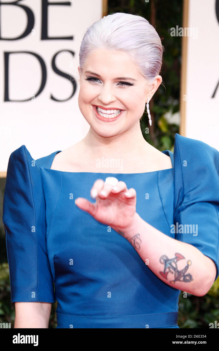 TV personality Kelly Osbourne arrives at the 69th Annual Golden Globe ...