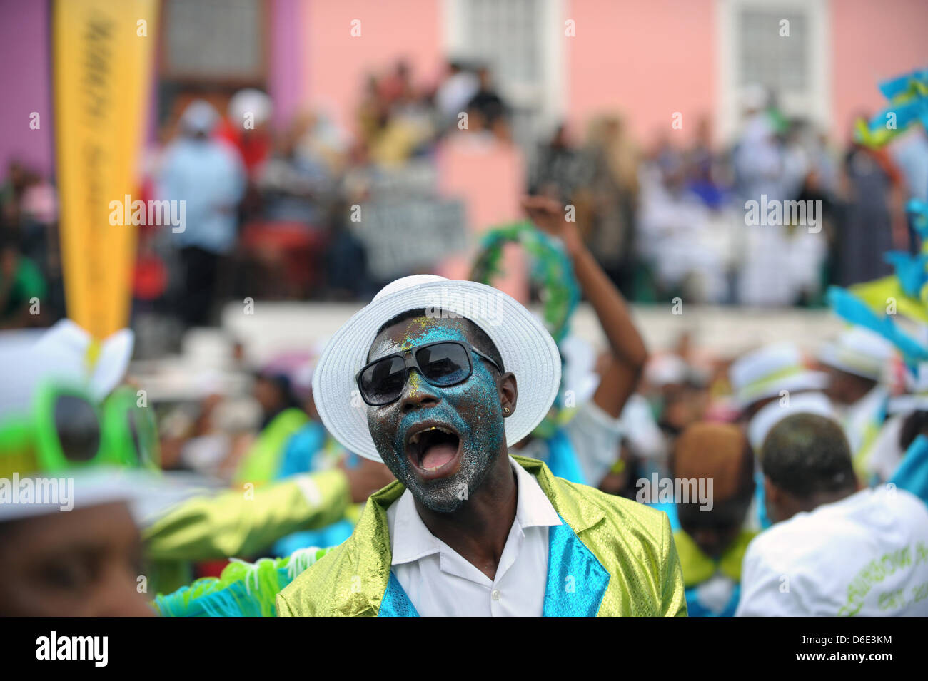 Participants of the tradition Cape Coon Carneval take part in the ...