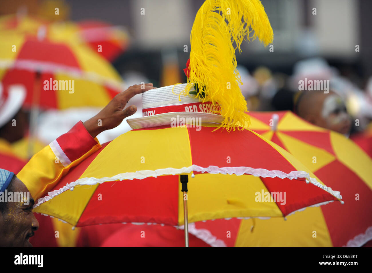 Participants of the tradition Cape Coon Carneval take part in the ...