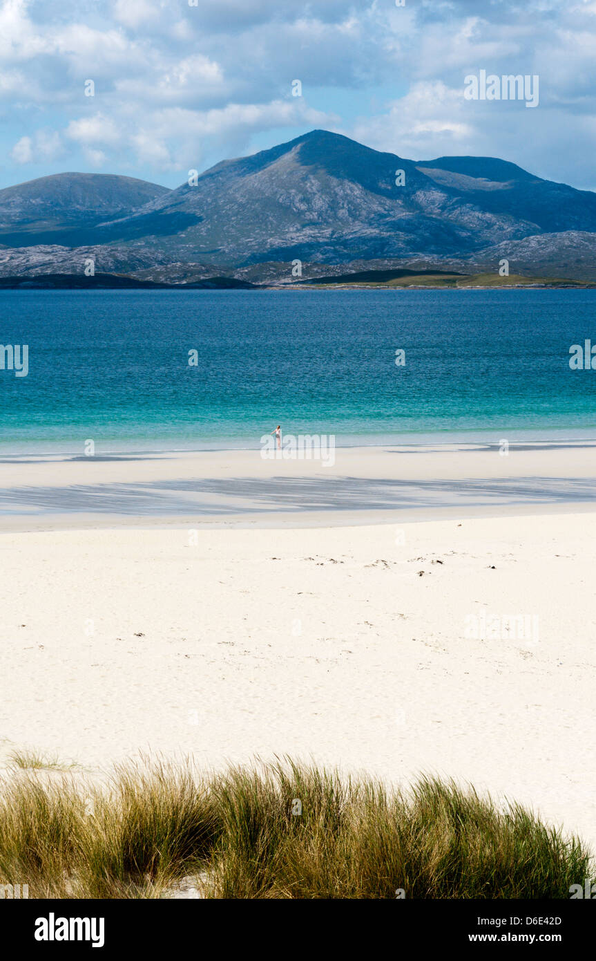 North Harris seen from South Harris Stock Photo - Alamy