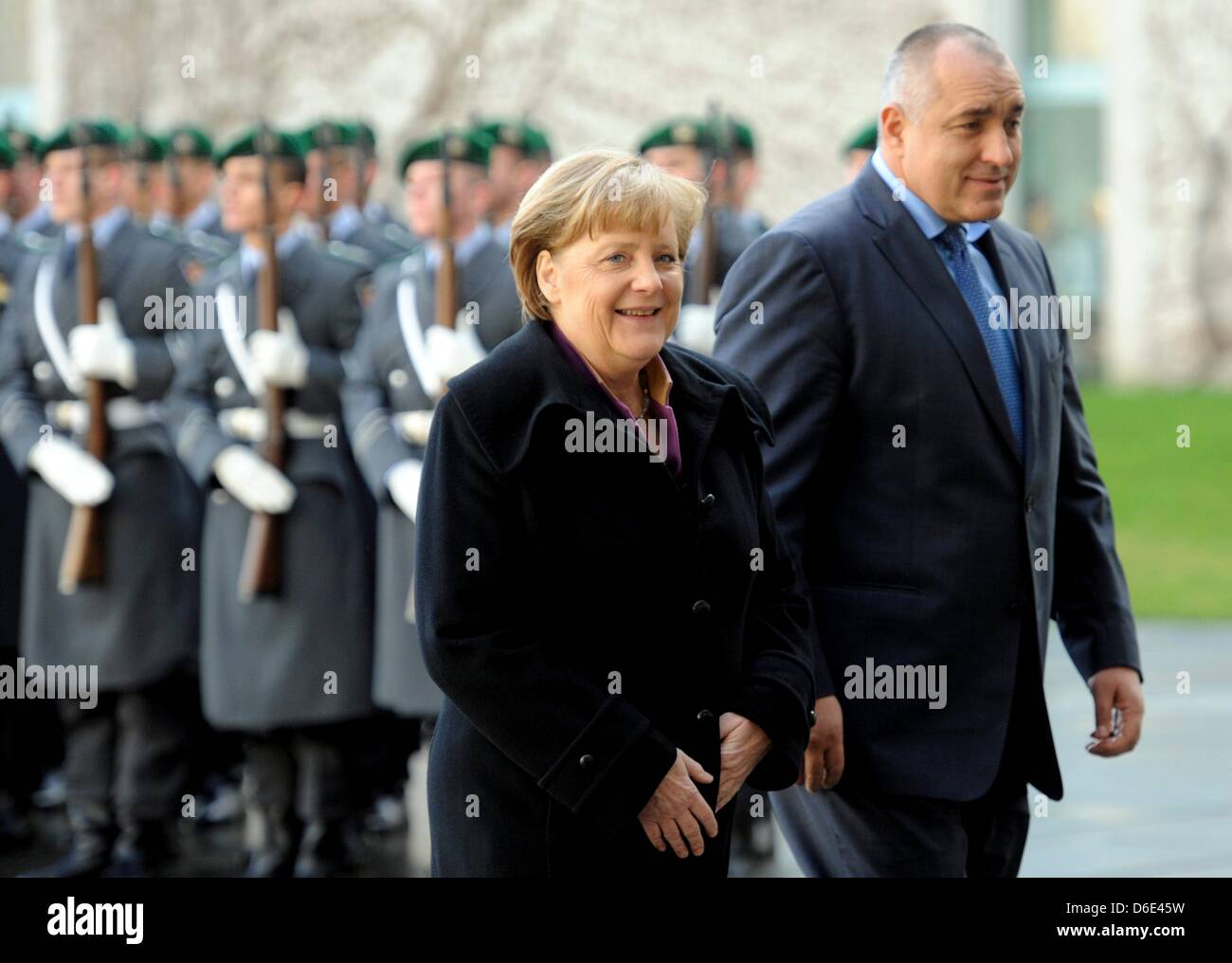 German Chancellor Angela Merkel (CDU) receives Bulgarian Prime Minister ...