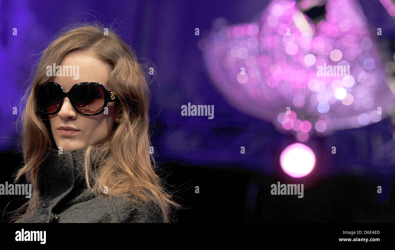 A model attends the Basler presentation during the fashion week in ...