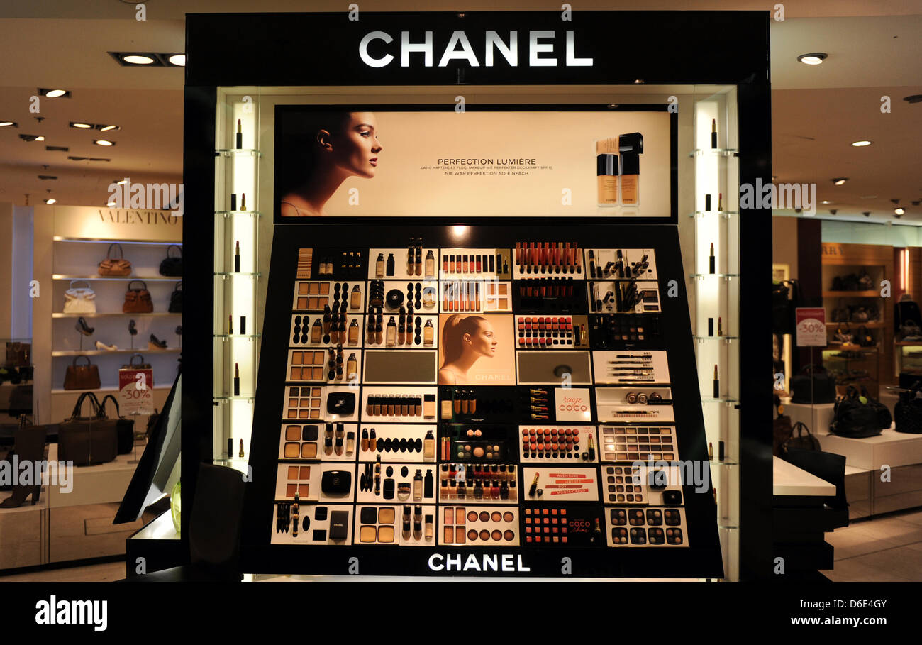 Cosmetic products of luxury brand Chanel, pictured on 18 January 2012 ...